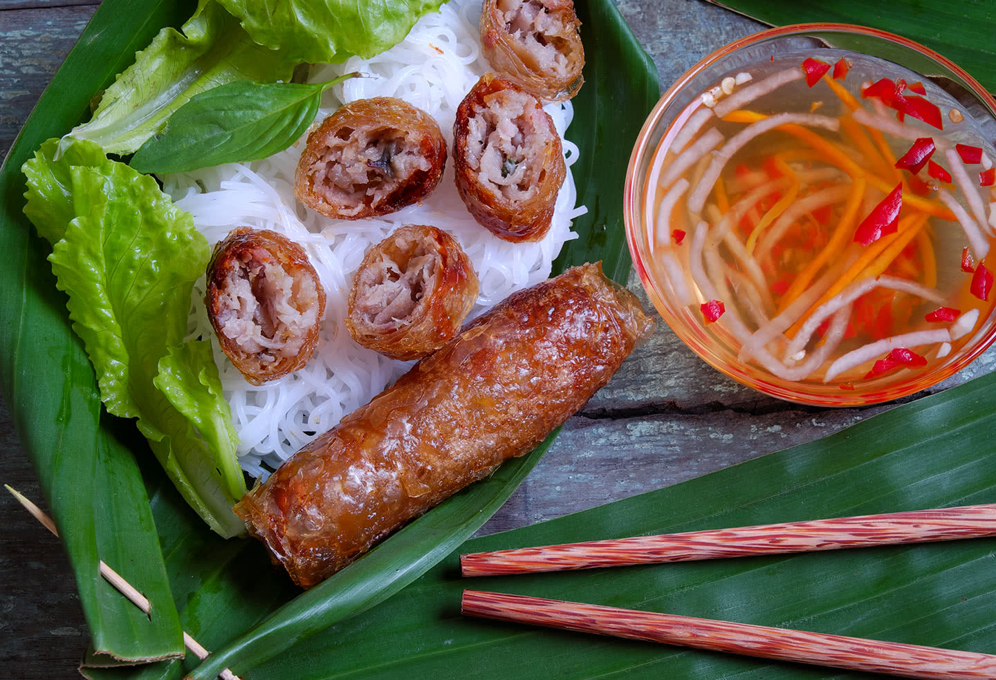 Bun cha gio (bún chả giò) - Foodwiki - Takeaway.com